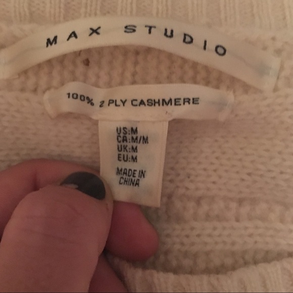 Max Studio | Sweaters | Max Studio 0 Cashmere Cable Knit Sweater | Poshmark